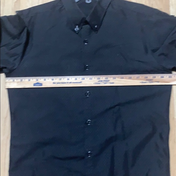 VSKA | Shirts | Vska Mens Dress Shirt Diamond Button Up Black | Poshmark